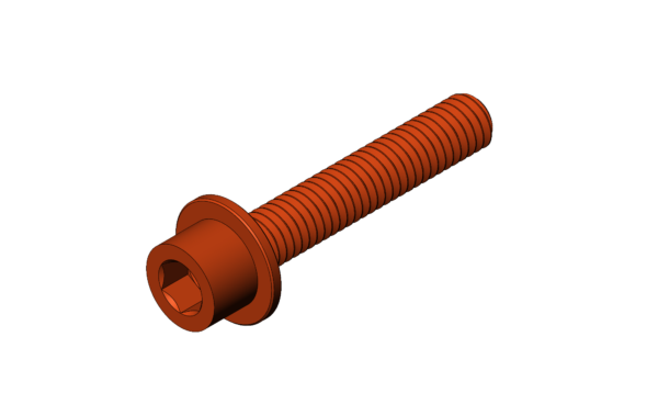 Imperial 3/8″ Flanged Socket Head Bolts – Print Friendly – STL Hardware ...